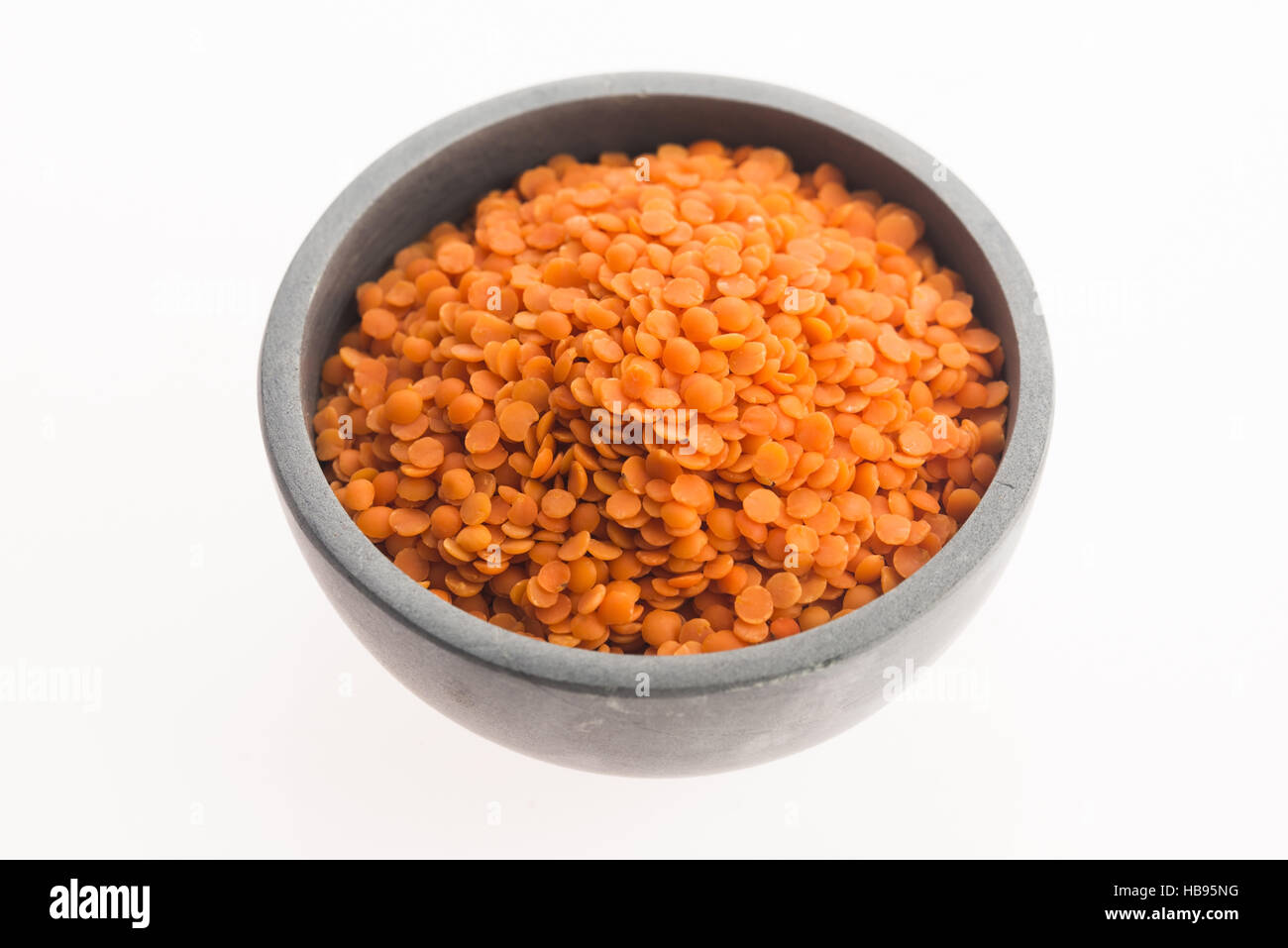 Lentils Isolated on White Background Stock Photo - Alamy