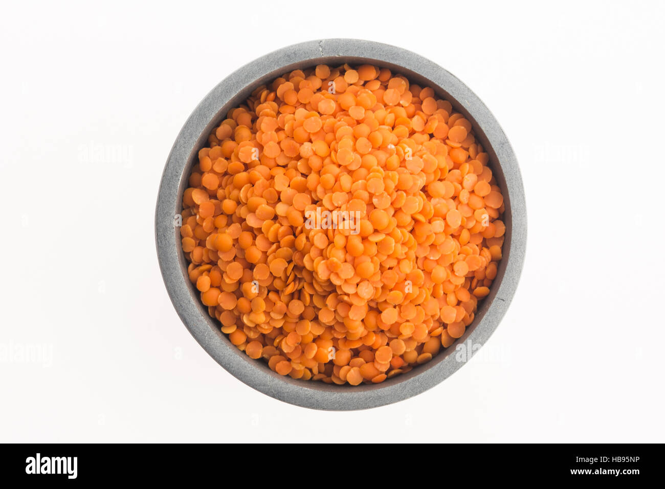 Lentils Isolated on White Background Stock Photo - Alamy