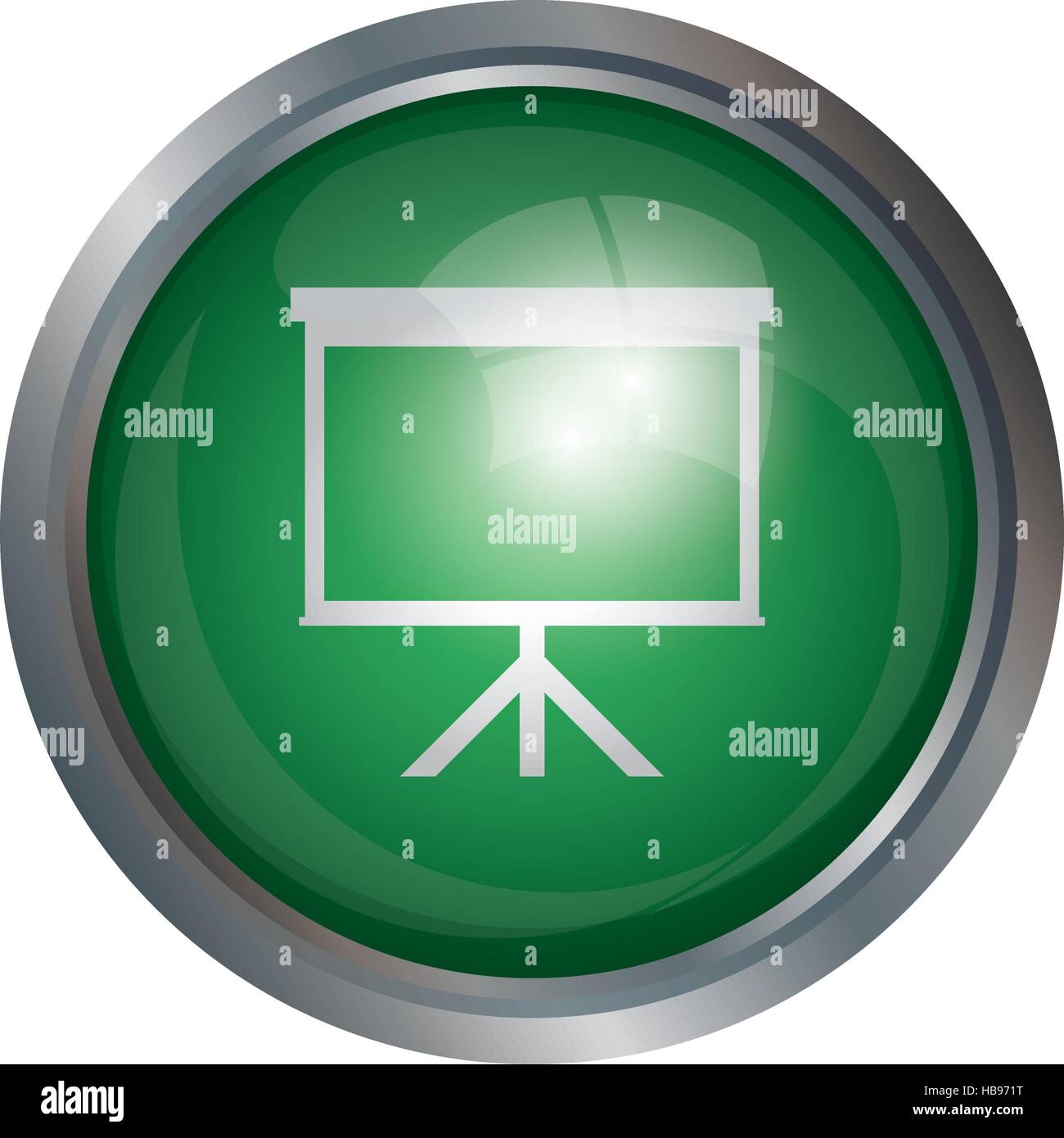 Board icon. School blank education and empty theme. Isolated design ...