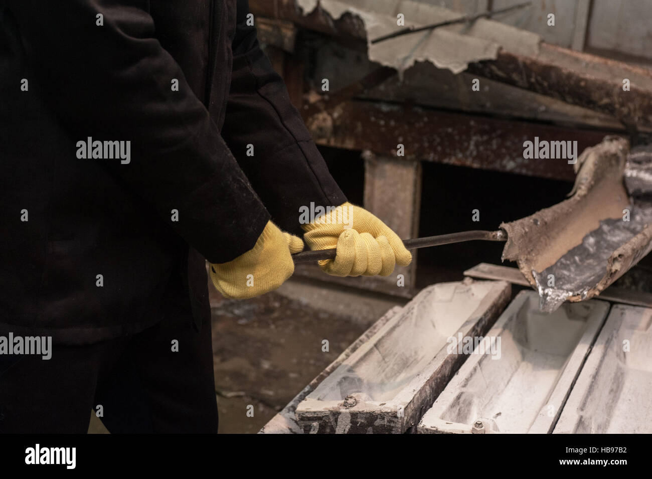 metal melting factory Stock Photo - Alamy