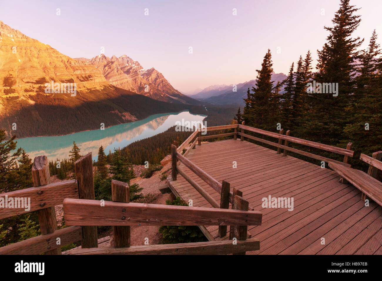 Aerial view of peyto lake hi-res stock photography and images - Alamy