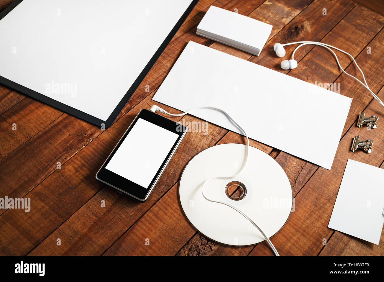 Blank ID set Stock Photo - Alamy