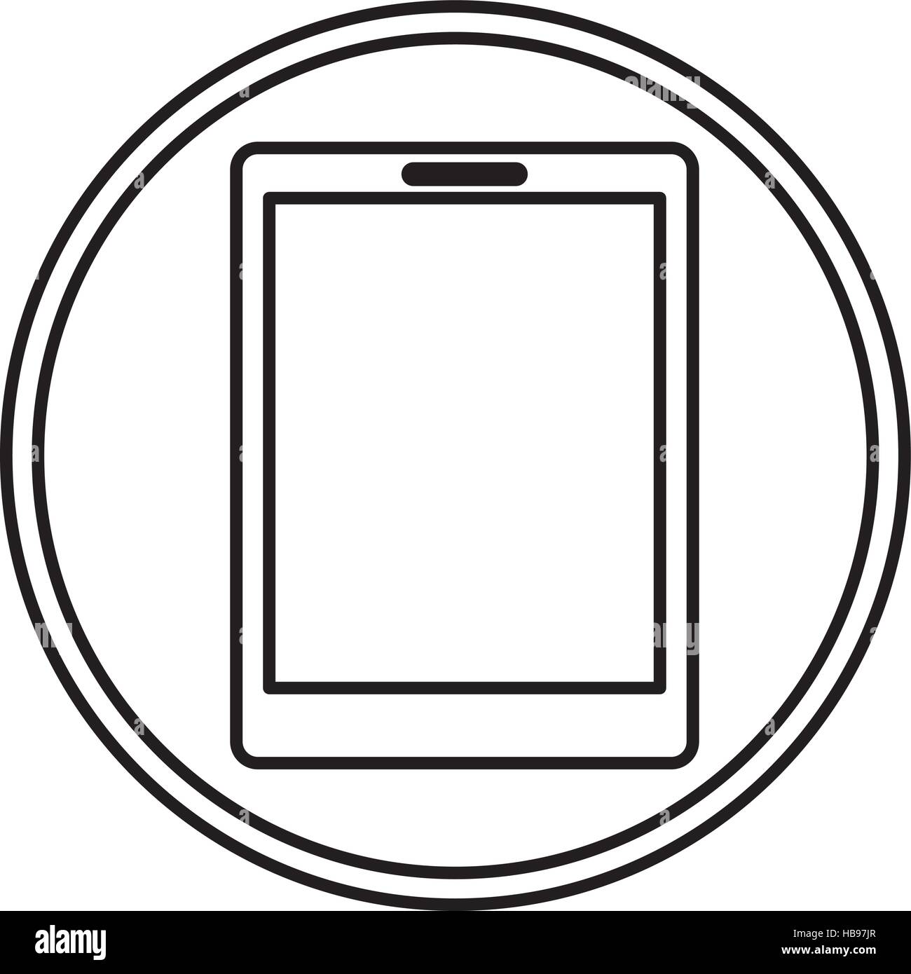 Tablet icon. Device gadget technology and electronic theme. Isolated ...