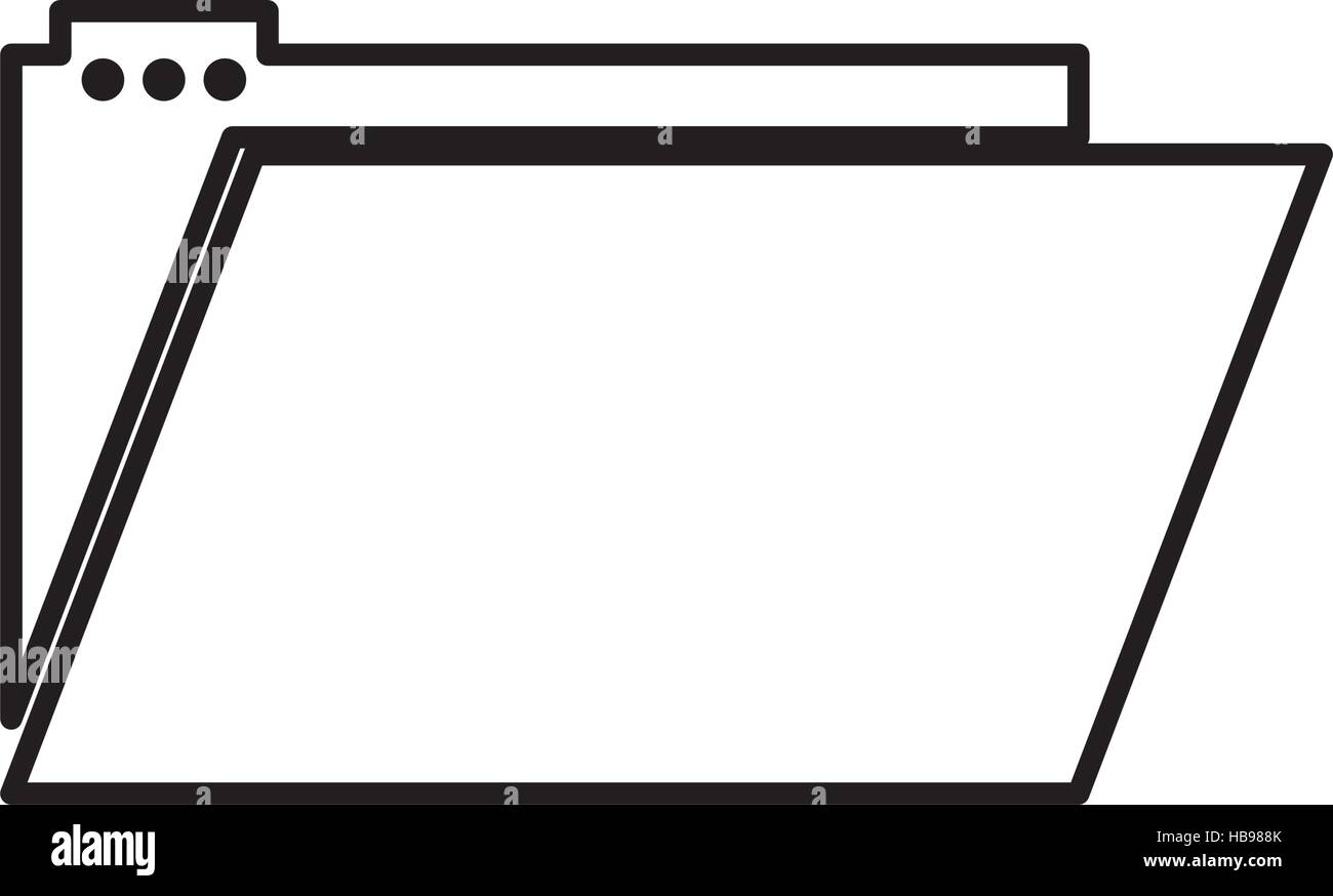 File icon. Folder document data archive and storage theme. Isolated design. Vector illustration ...