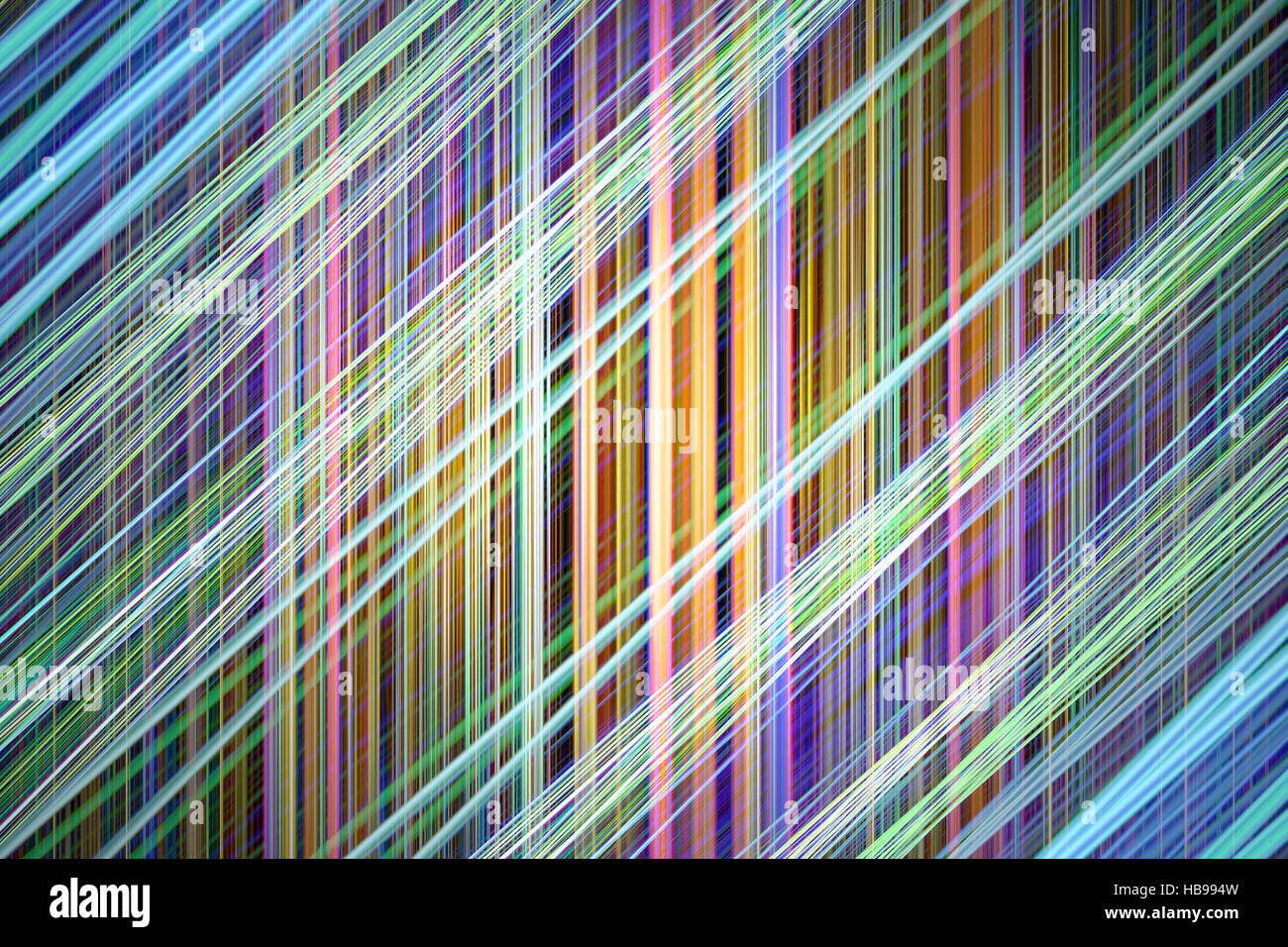 Colourful light trails background Stock Photo - Alamy