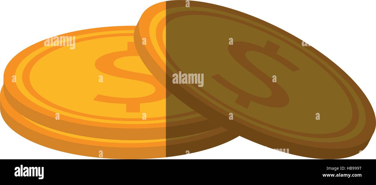 Isolated coin design Stock Vector Image & Art - Alamy