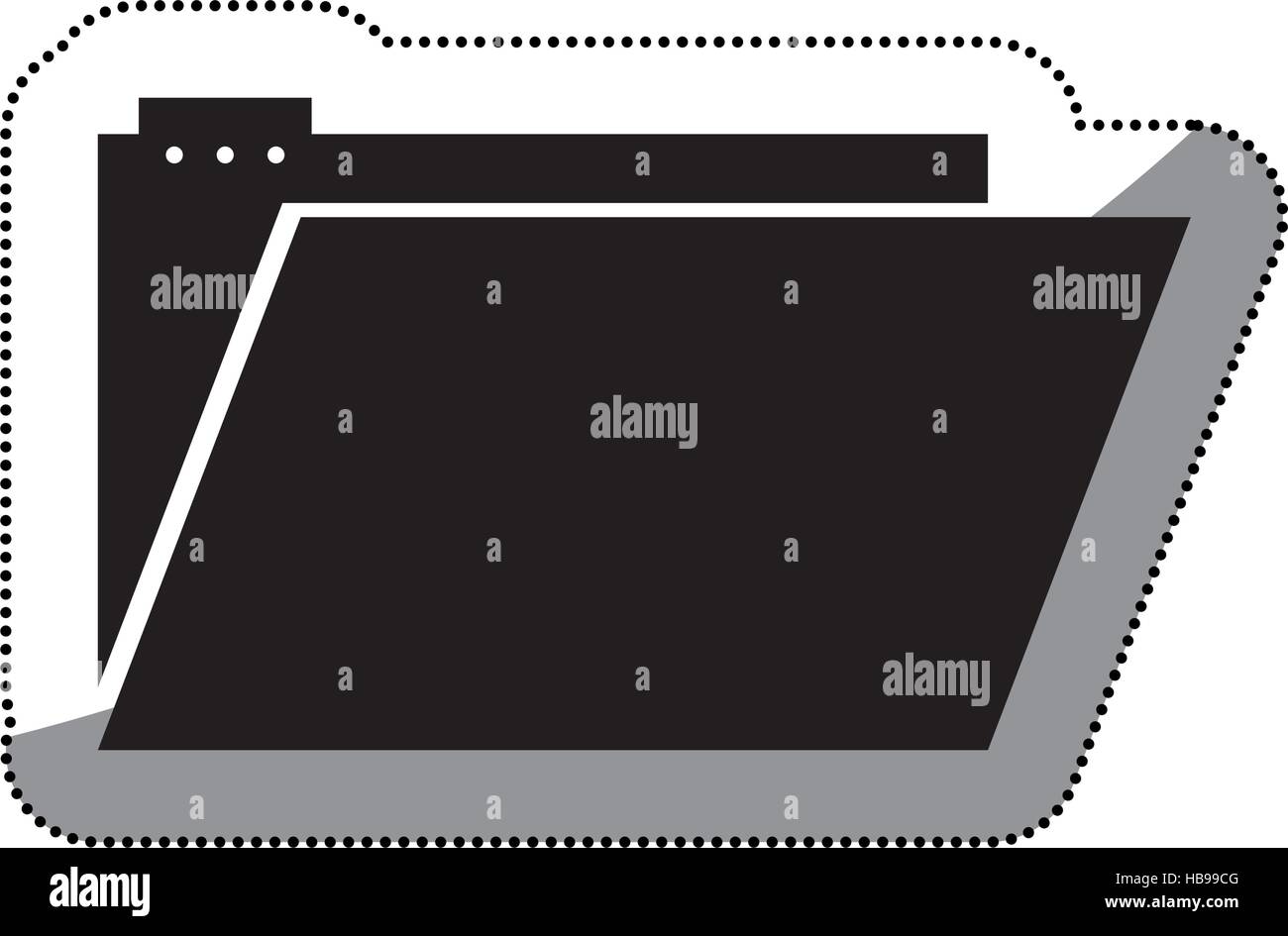 File icon. Folder document data archive and storage theme. Isolated design. Vector illustration ...