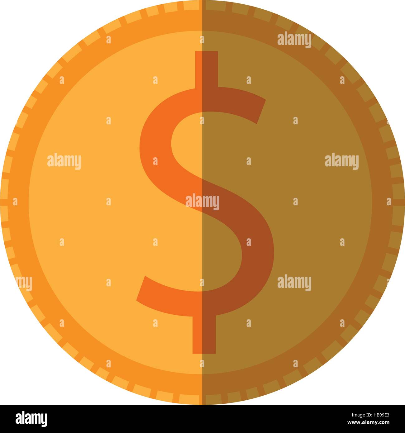 Isolated coin design Stock Vector Image & Art - Alamy