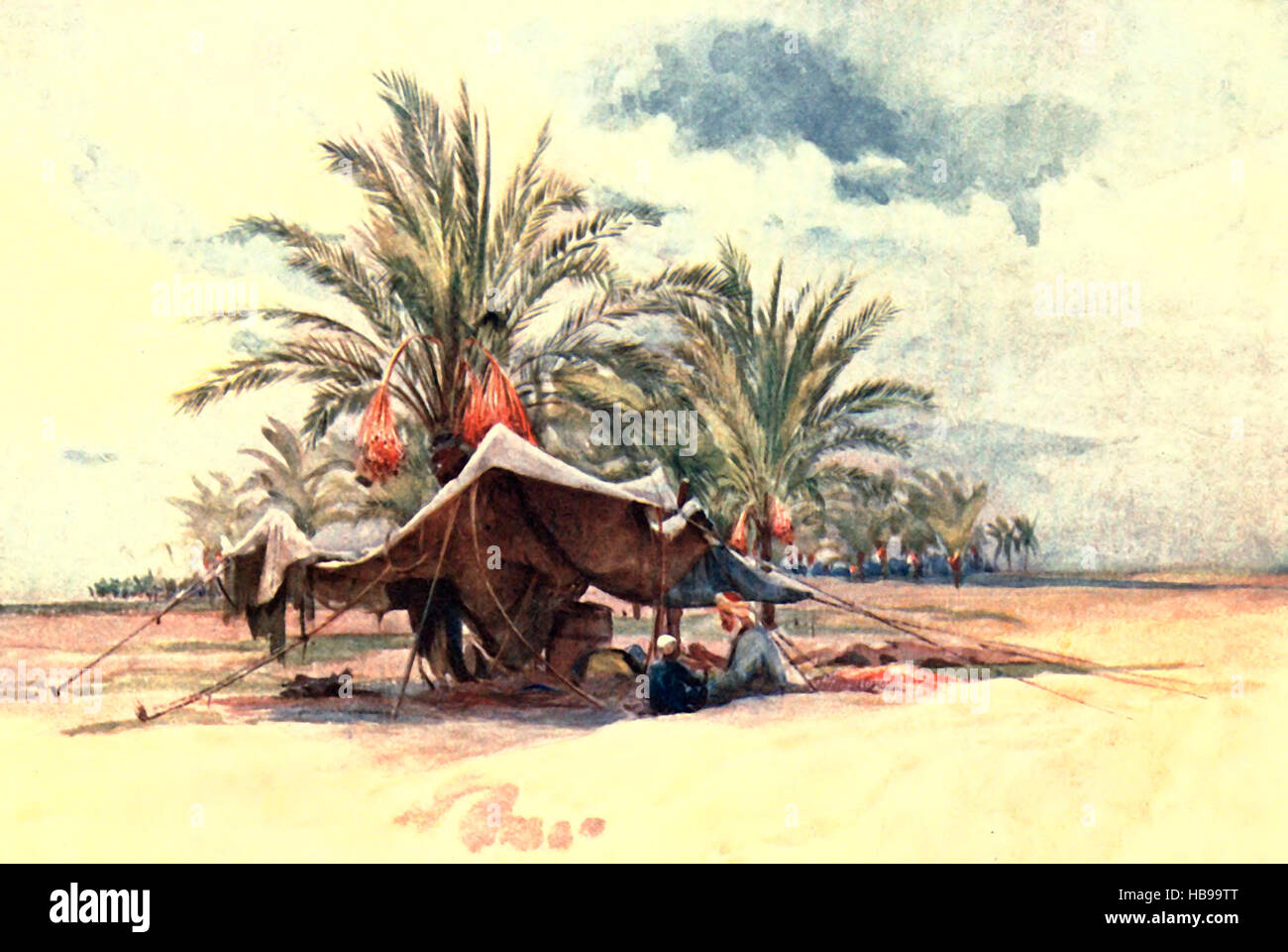 A Bedawi Tent - India, circa 1900 Stock Photo - Alamy
