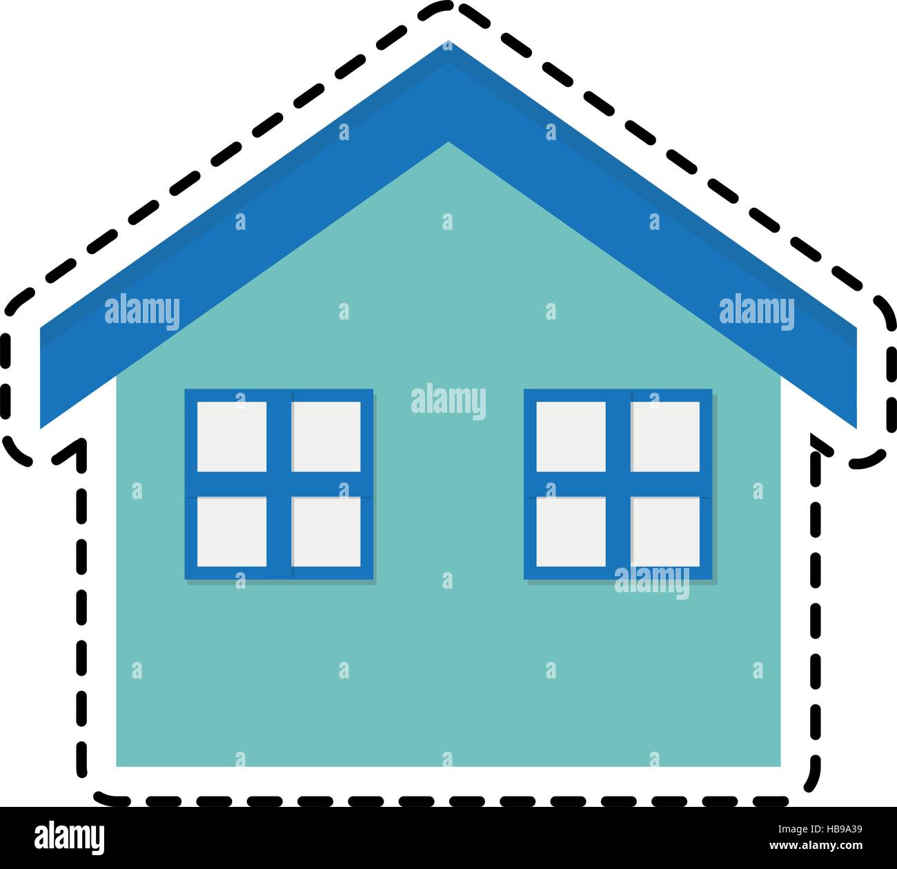 Isolated house design Stock Vector Image & Art - Alamy