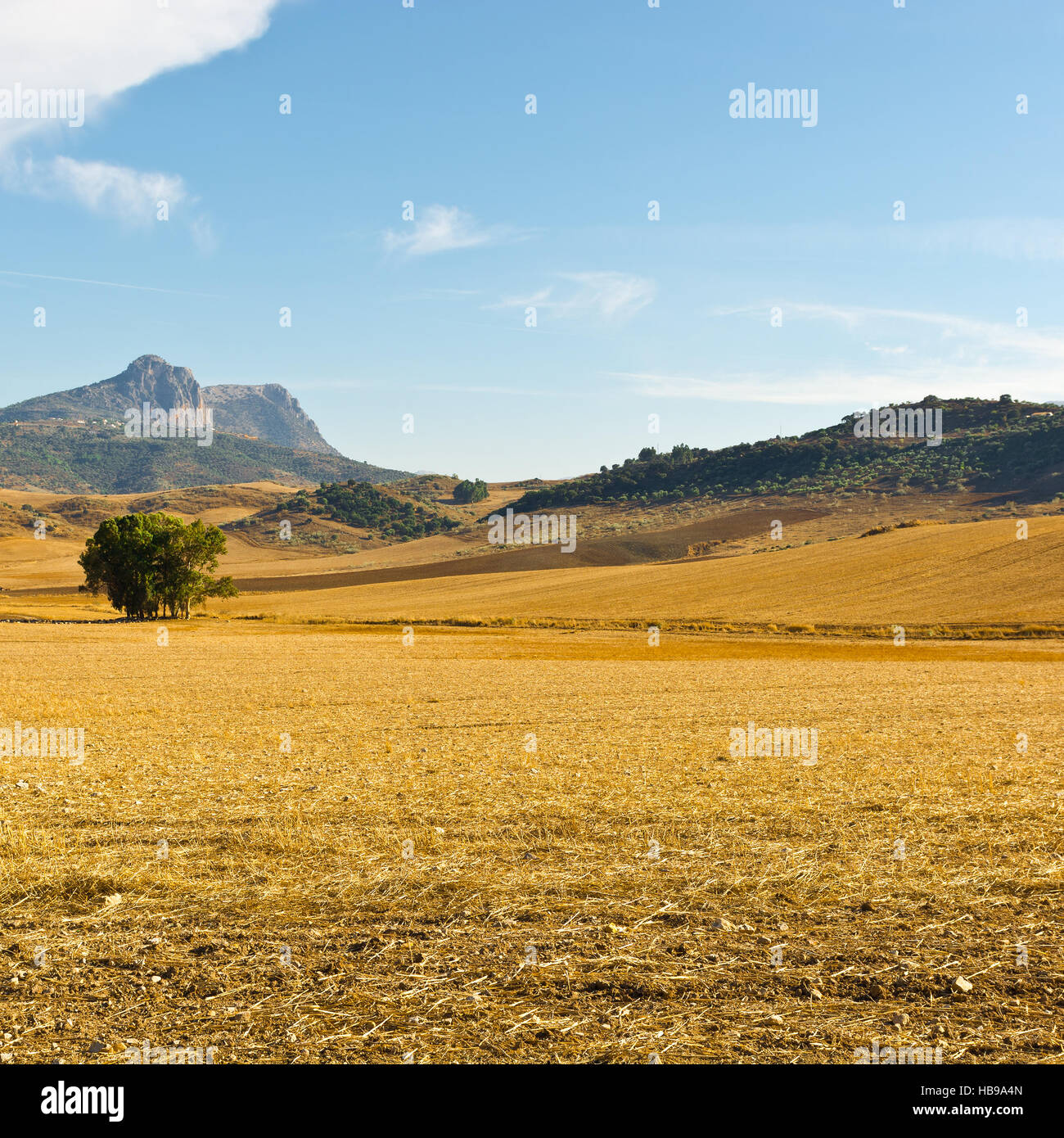 Valley in Spain Stock Photo - Alamy