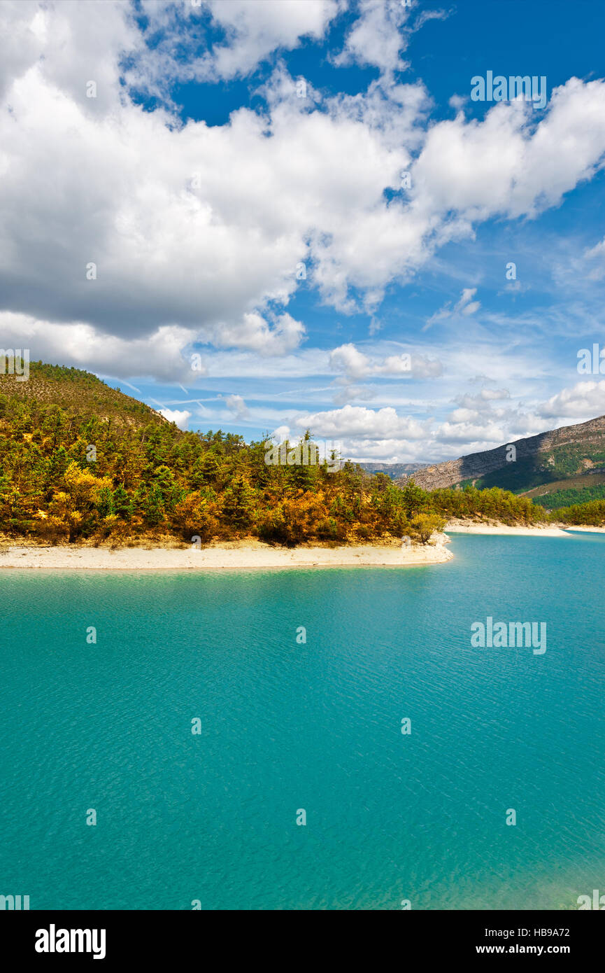 French alpine mist lake hi-res stock photography and images - Alamy