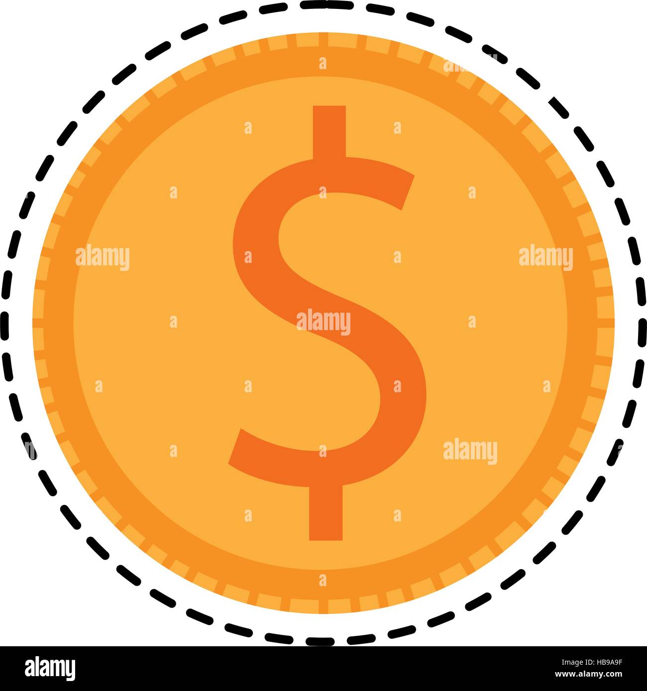 Isolated coin design Stock Vector Image & Art - Alamy
