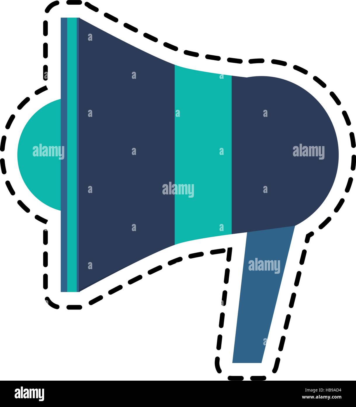 Isolated megaphone design Stock Vector Image & Art - Alamy