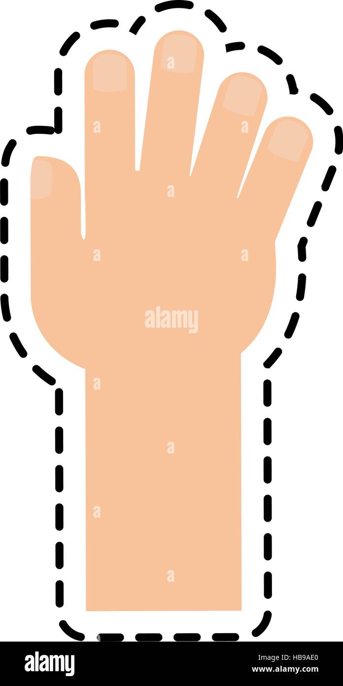 Isolated human hand design Stock Vector Image & Art - Alamy