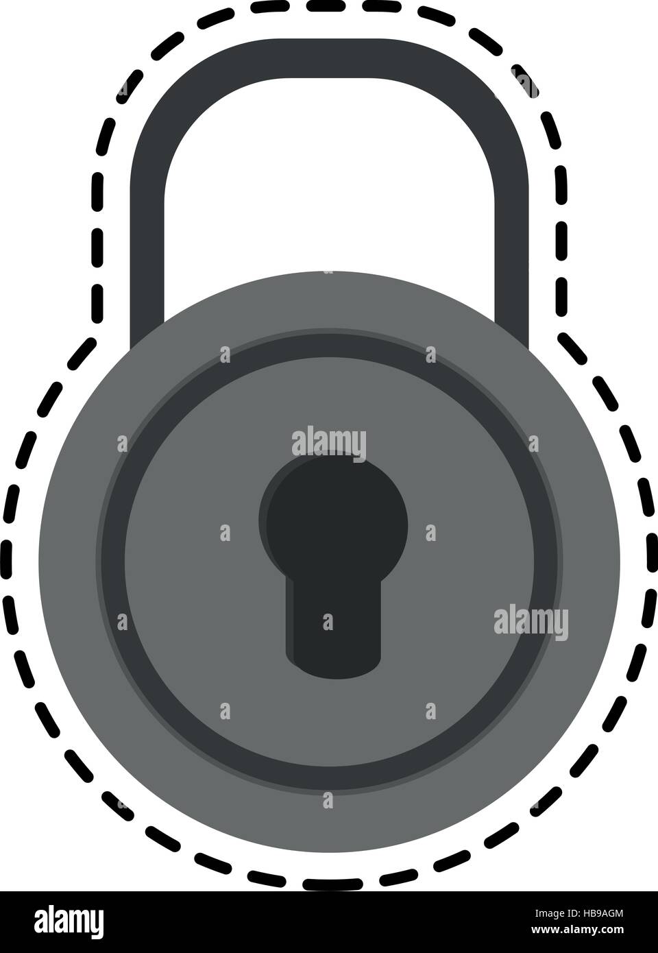 Isolated padlock design Stock Vector Image & Art - Alamy