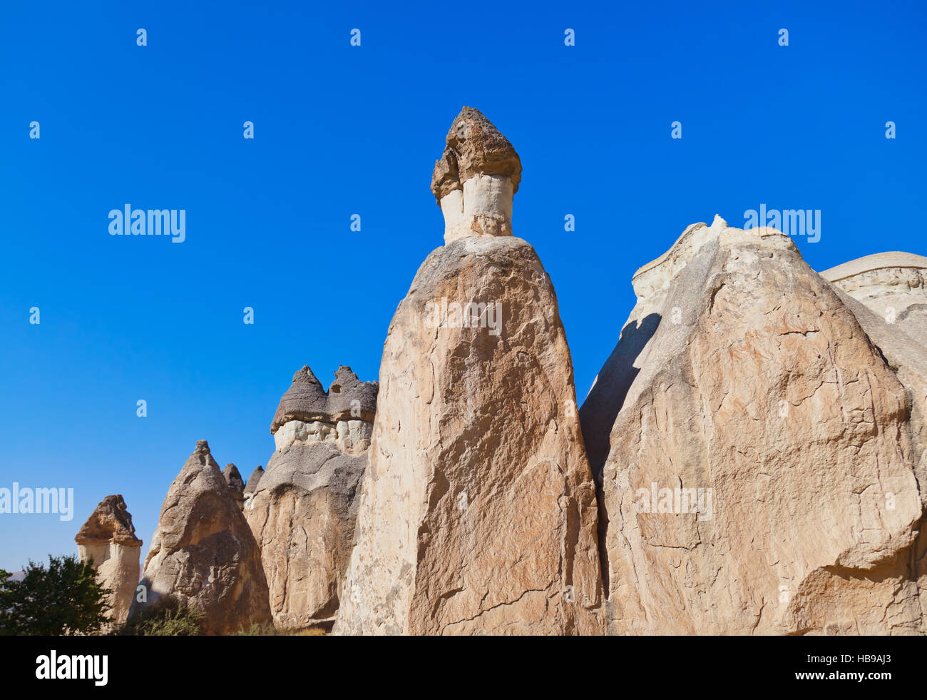 Rock formations in Cappadocia Turkey Stock Photo - Alamy