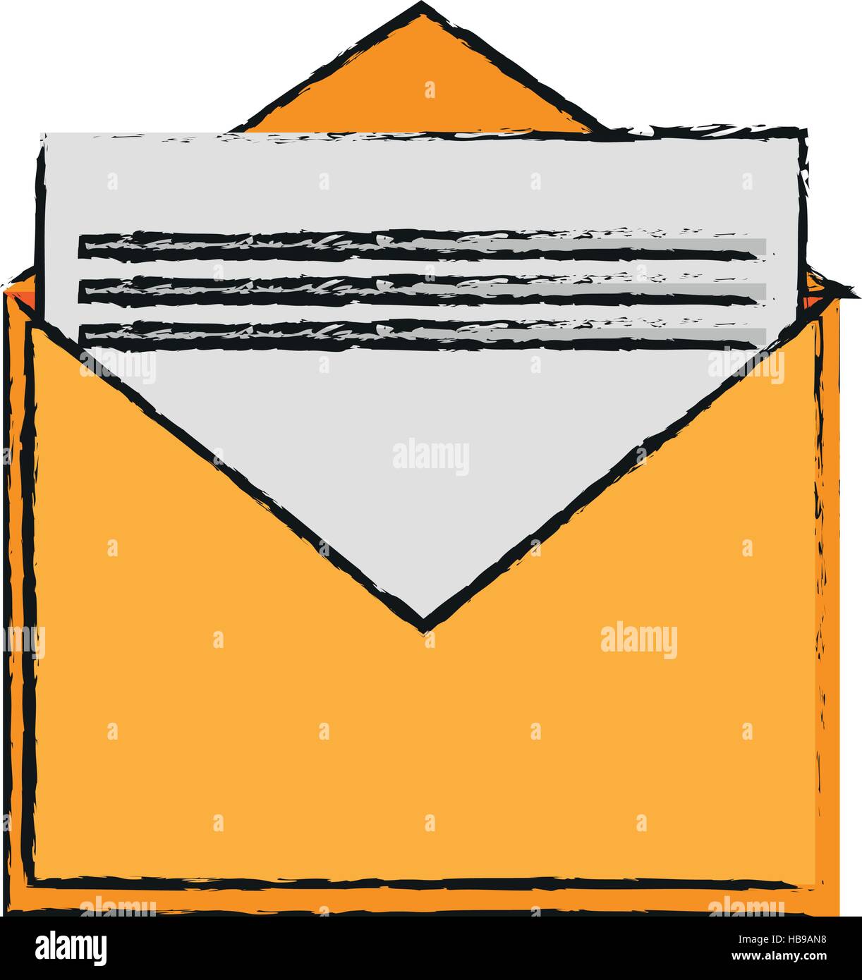 Isolated email envelope design Stock Vector Image & Art - Alamy