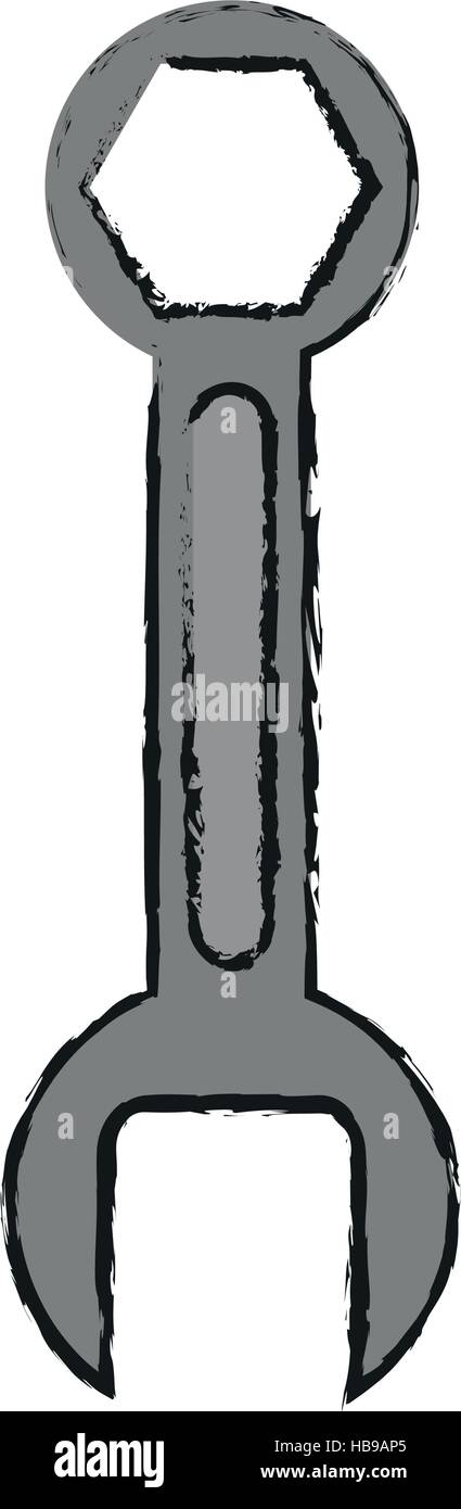 Isolated wrench tool design Stock Vector Image & Art - Alamy