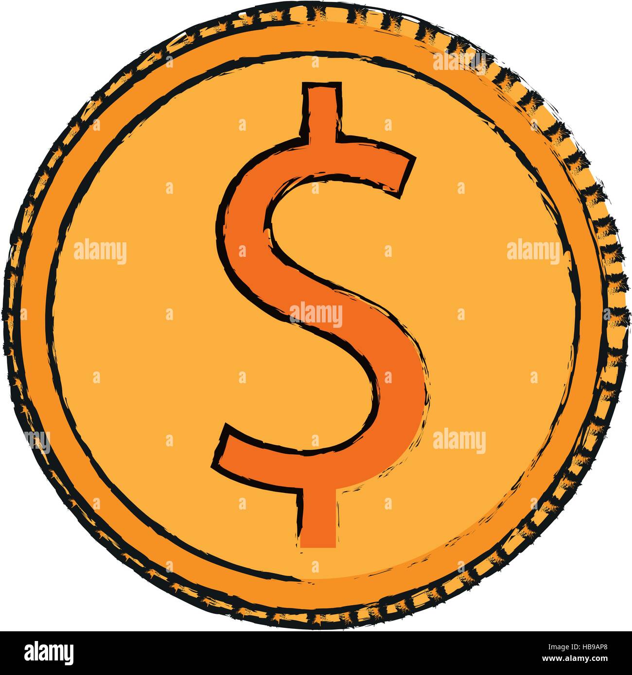 Isolated coin design Stock Vector Image & Art - Alamy