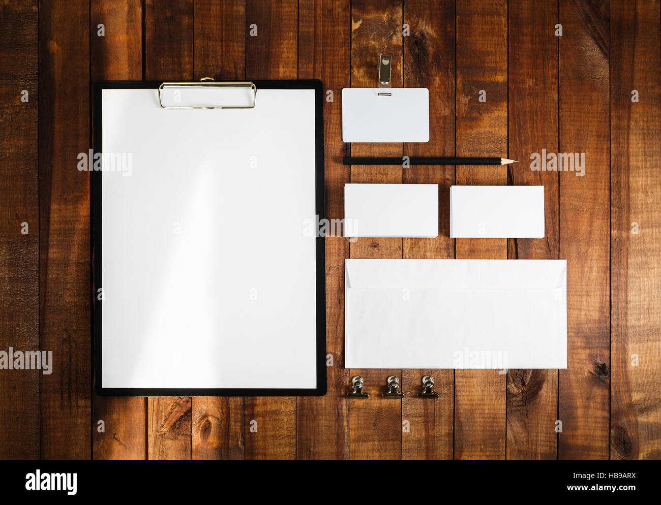 Blank business brand template Stock Photo - Alamy