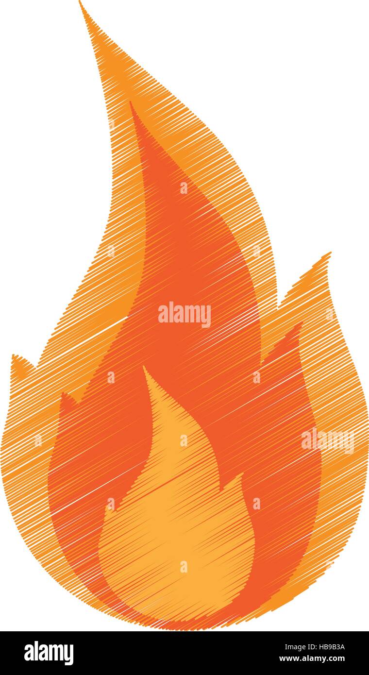 Isolated flame design Stock Vector Image & Art - Alamy