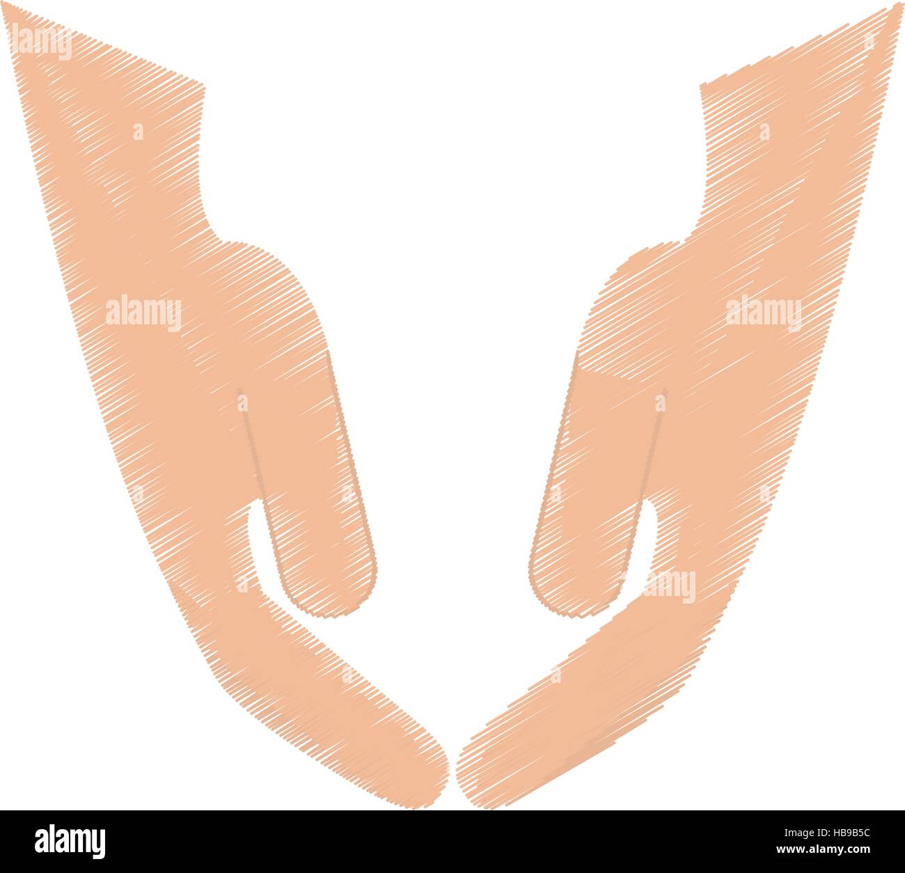 Isolated human hand design Stock Vector Image & Art - Alamy