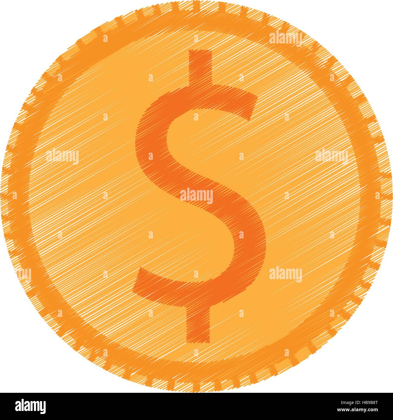 Isolated coin design Stock Vector Image & Art - Alamy