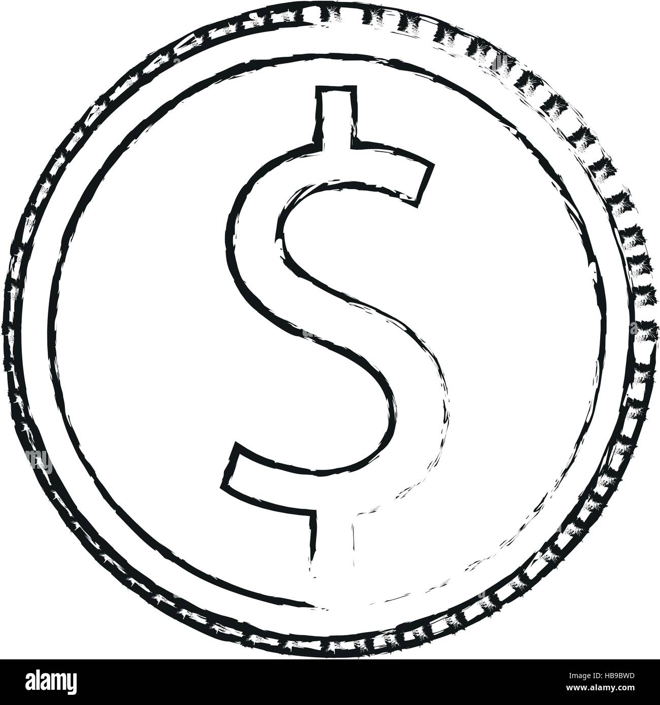 Isolated coin design Stock Vector Image & Art - Alamy