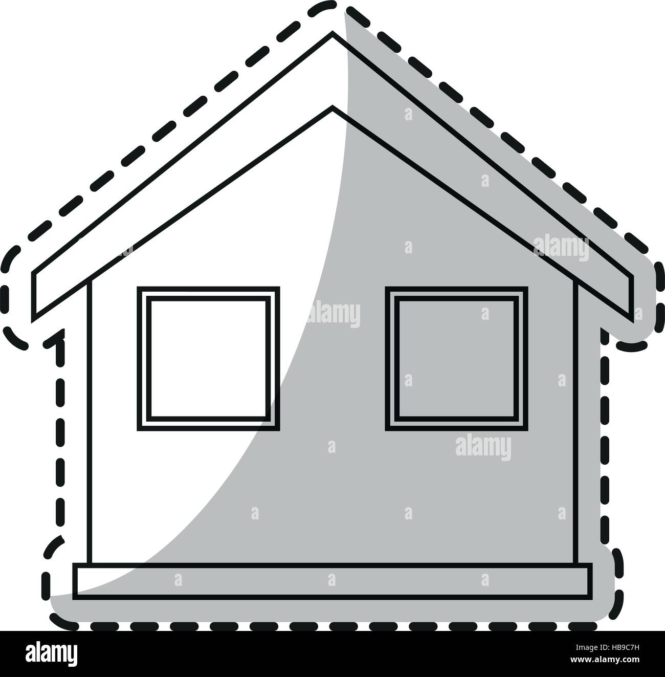 Isolated house design Stock Vector Image & Art - Alamy