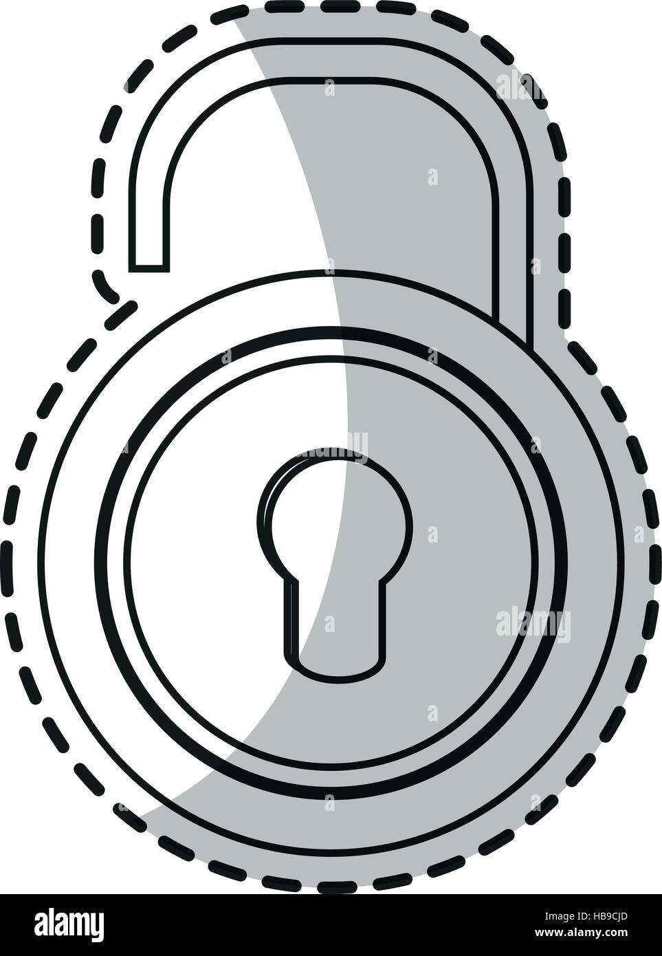 Isolated padlock design Stock Vector Image & Art - Alamy