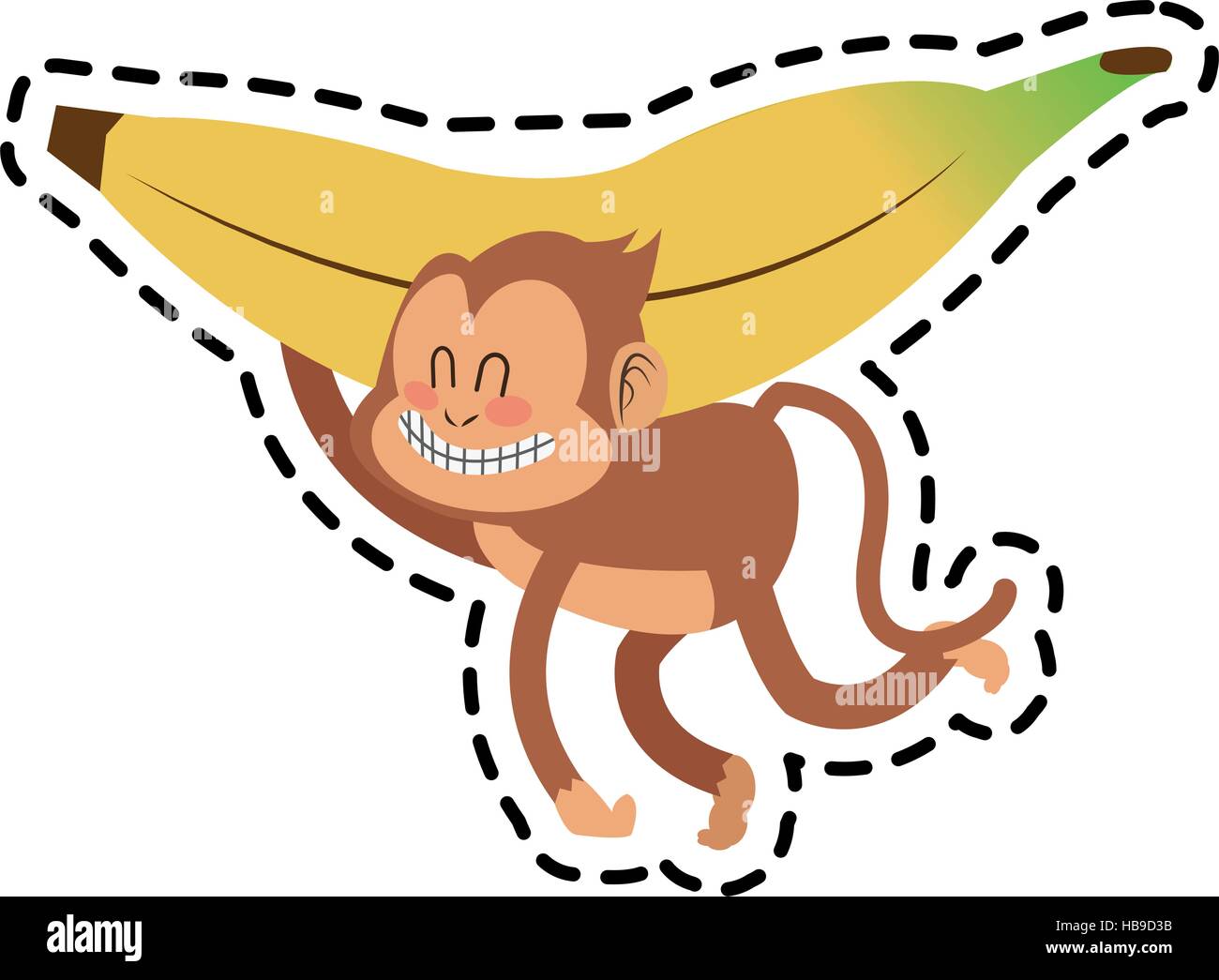Isolated monkey cartoon design Stock Vector Image & Art - Alamy