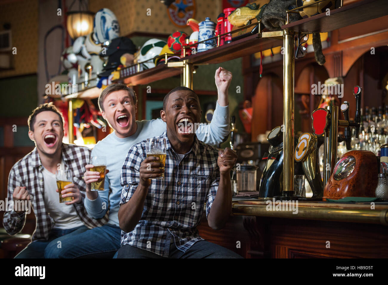 Happy men hi-res stock photography and images - Alamy