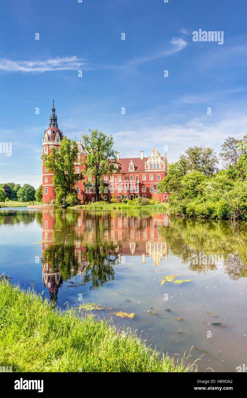 Muskau Park and Muskau Palace Stock Photo - Alamy