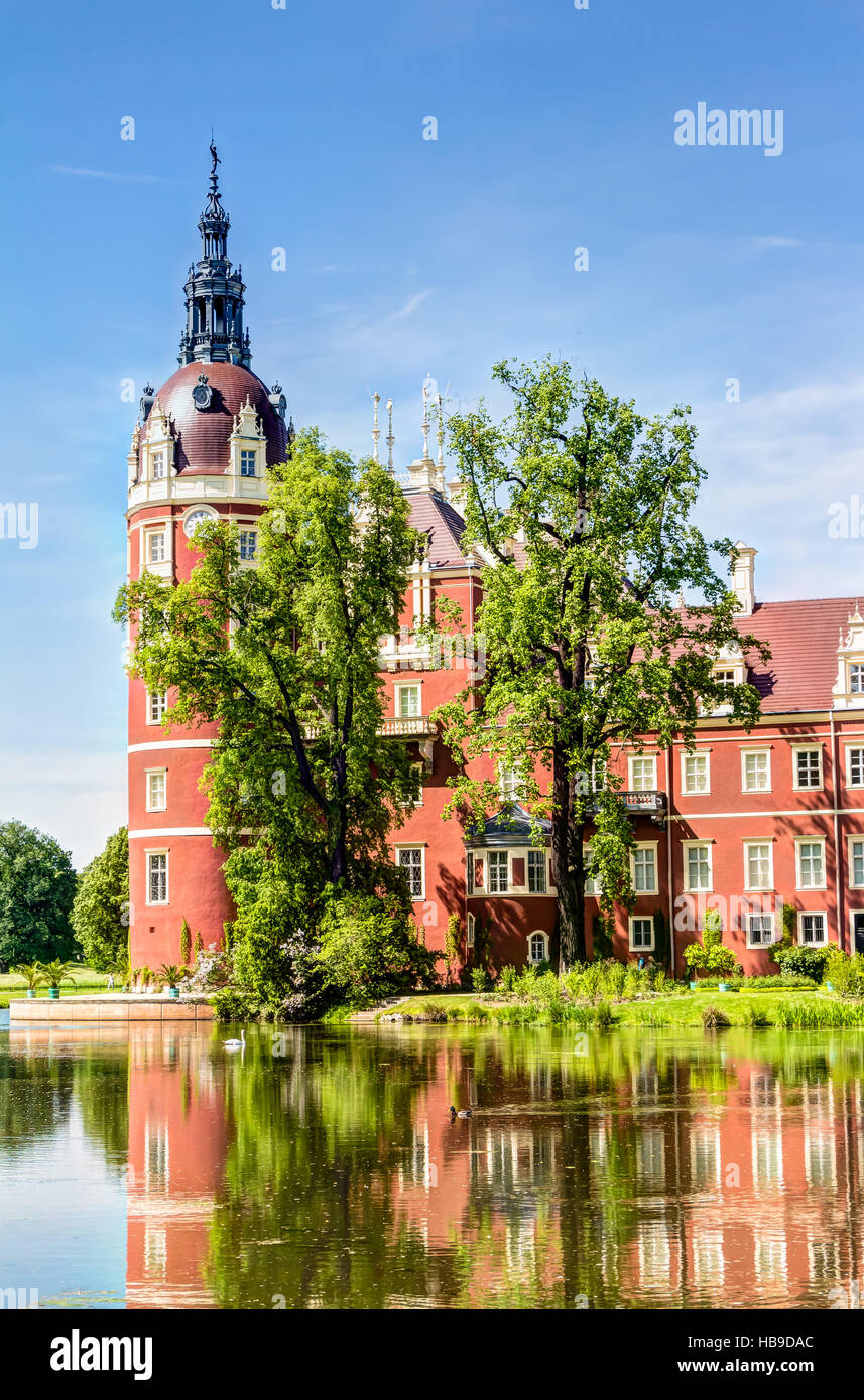 Muskau Park and Muskau Palace Stock Photo - Alamy