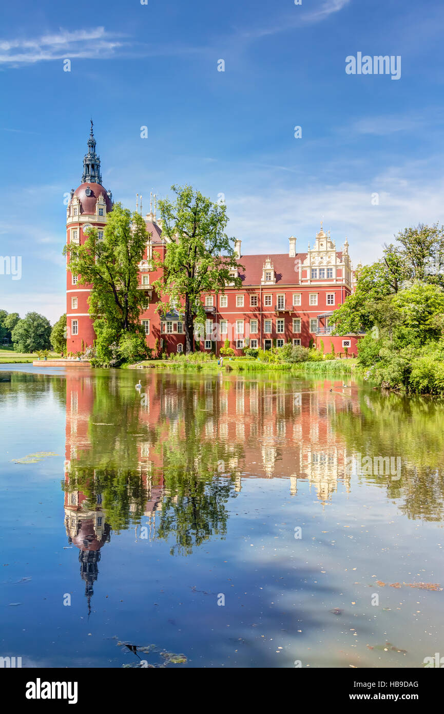 Muskau Park and Muskau Palace Stock Photo - Alamy