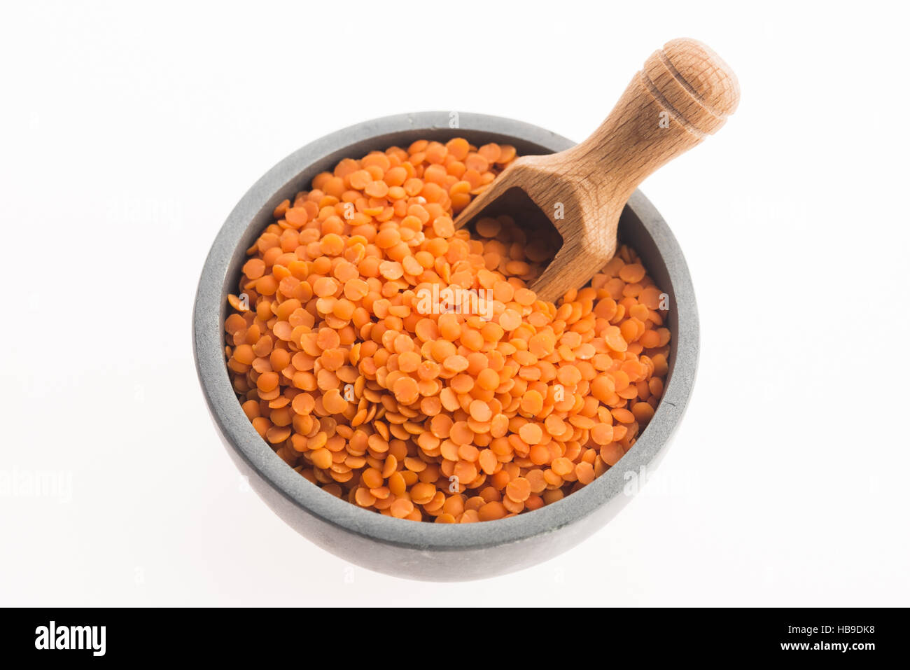 Lentils Isolated on White Background Stock Photo - Alamy