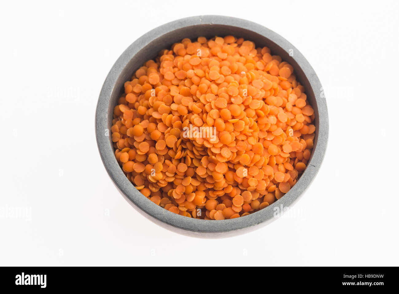 Lentils Isolated on White Background Stock Photo - Alamy