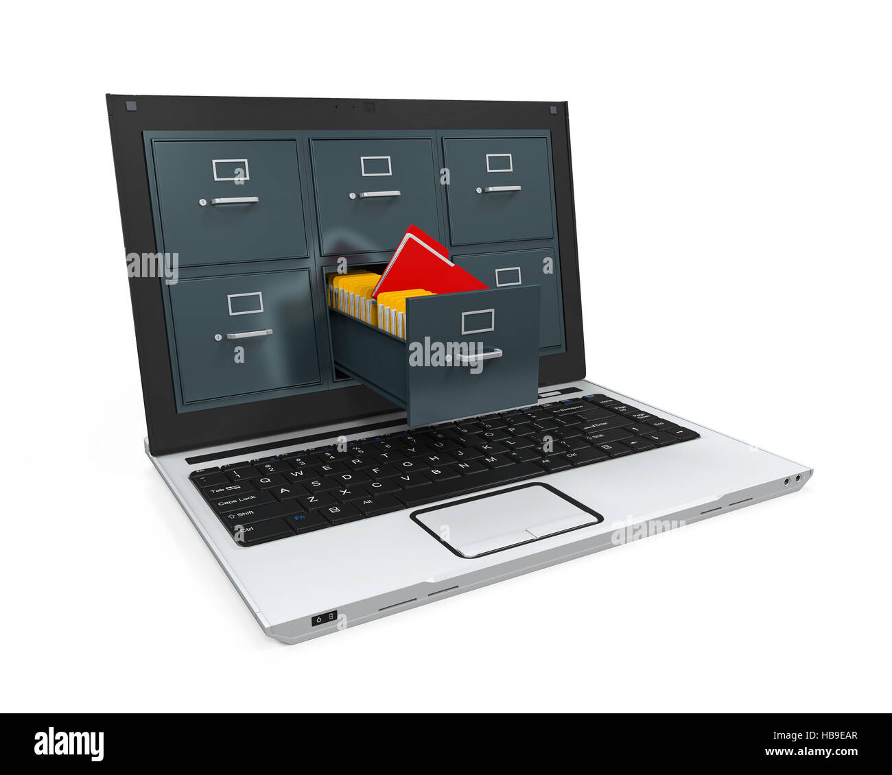 Laptop Data Storage Stock Photo - Alamy