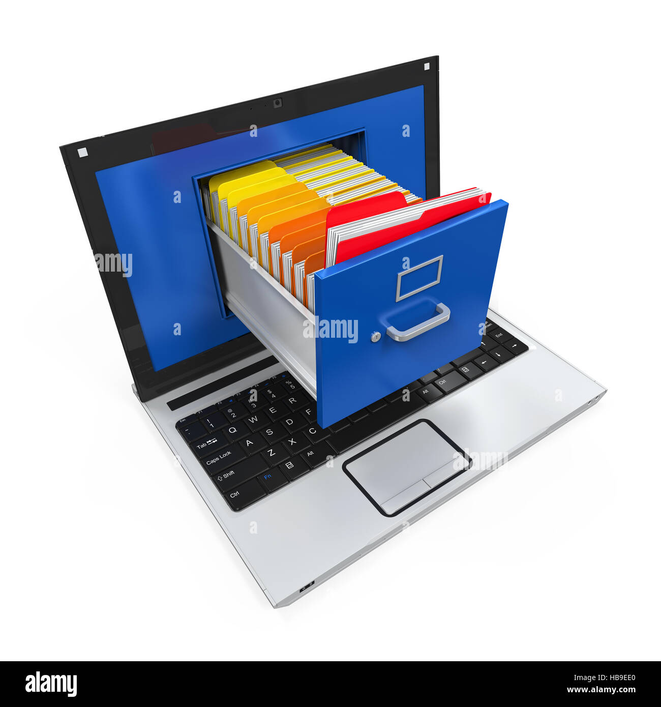 Laptop Data Storage Stock Photo - Alamy