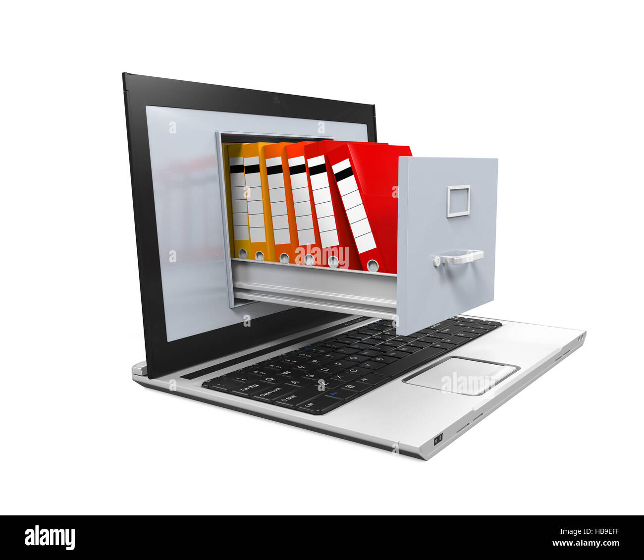 Laptop Data Storage Stock Photo - Alamy