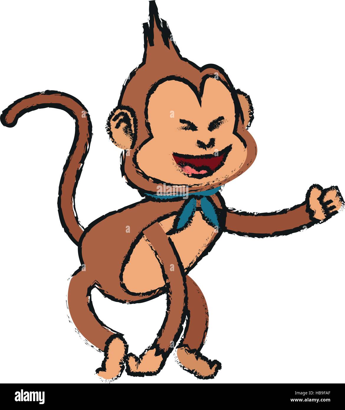Isolated monkey cartoon design Stock Vector Image & Art - Alamy