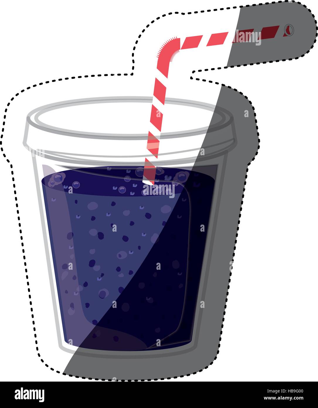 Blueberry juice icon. Smoothie drink beverage and fruit theme. Isolated ...