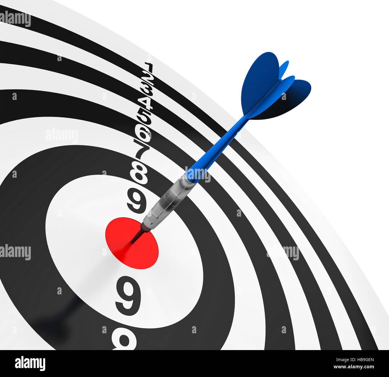 Darts on Target Stock Photo - Alamy