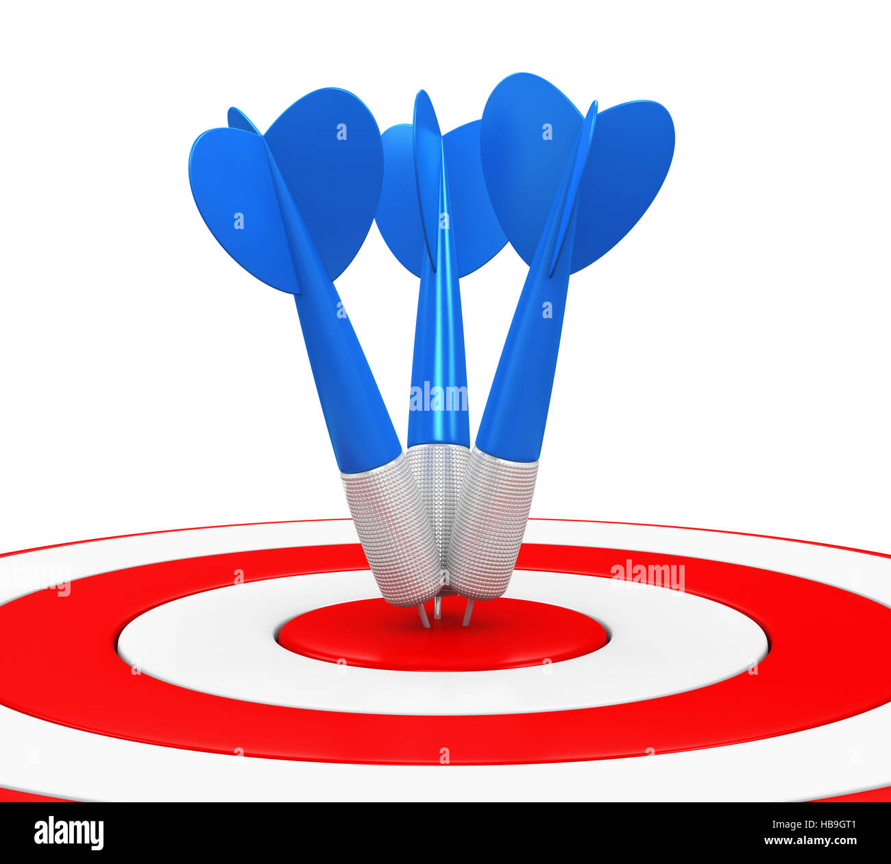 Darts on Target Stock Photo - Alamy