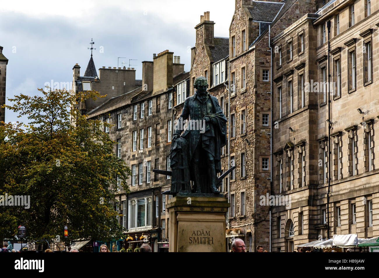 Statue of Adam Smith, economist, Edinburgh, Scotland Stock Photo - Alamy