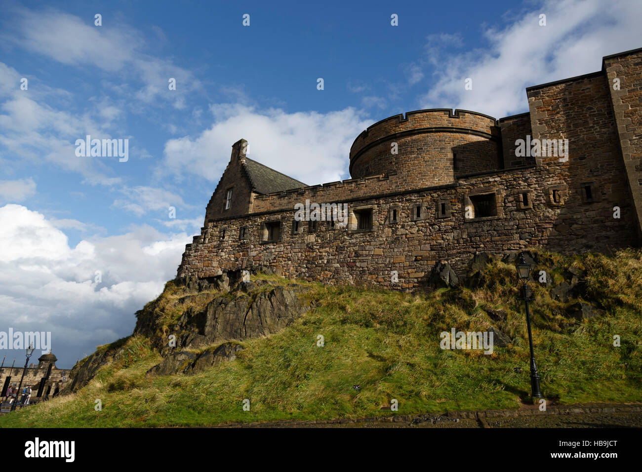 The upper ward of Edinburgh Castle including Saint Margaret's chapel ...