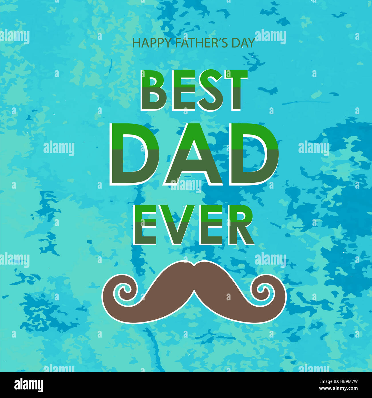 Best Dad Poster. Happy Fathers Day Design Stock Photo - Alamy
