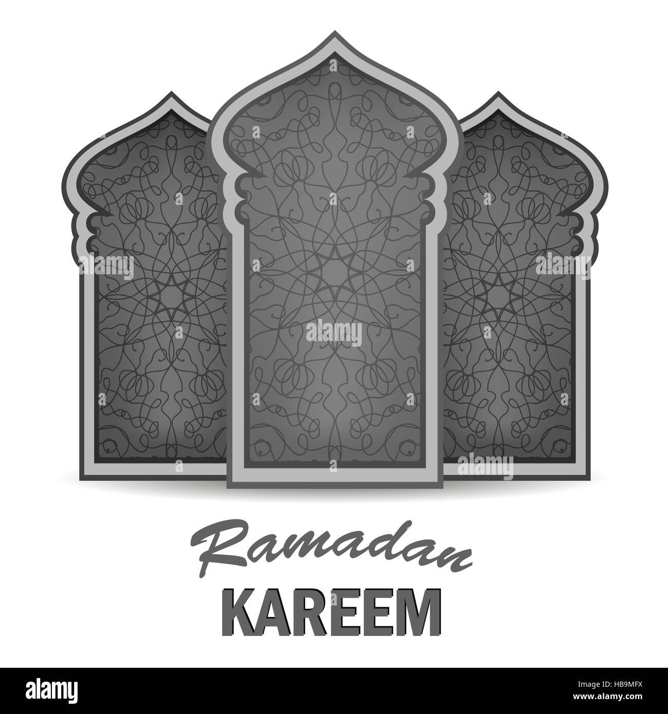 Festive greeting card muslim Cut Out Stock Images & Pictures - Alamy