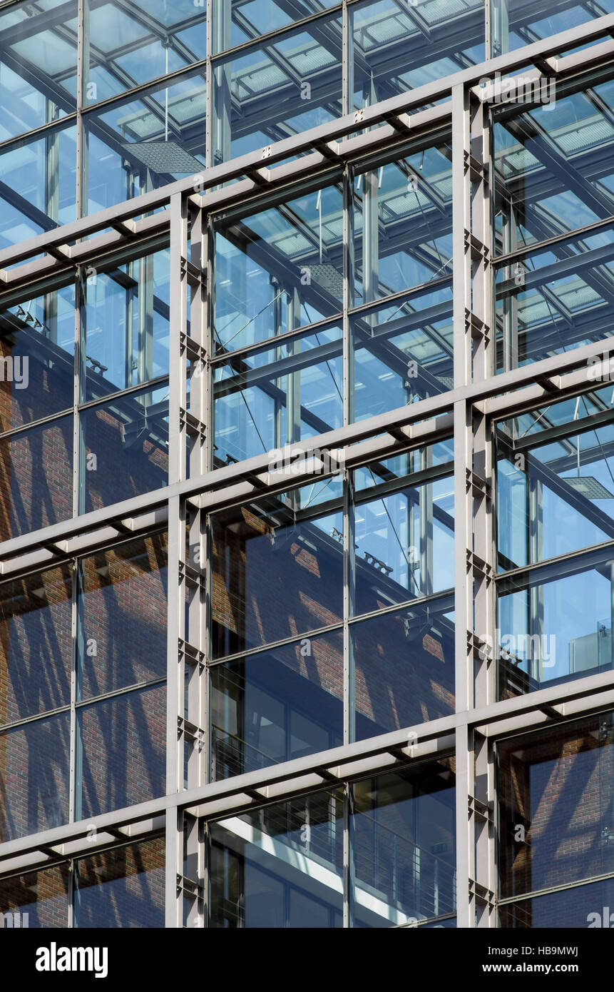 House facade of glass Stock Photo - Alamy